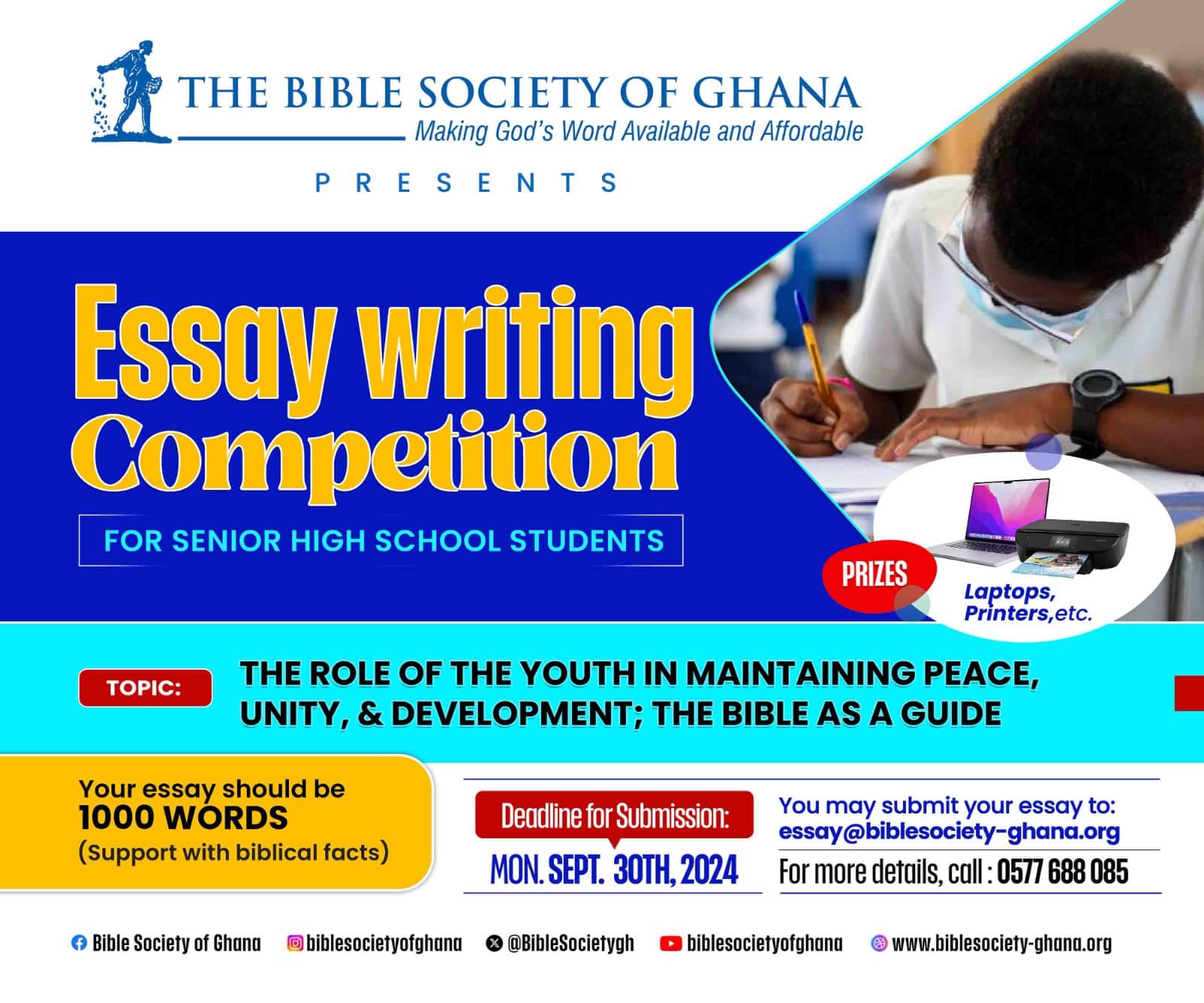 Essay Competition | Bible Society Of Ghana